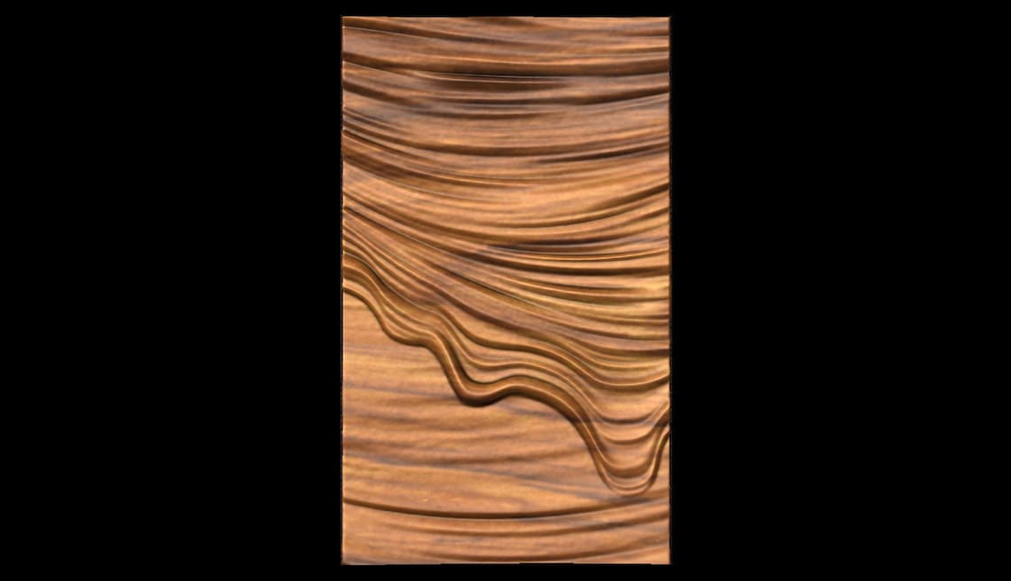 Parametric Art, Wood 3D Model, STL for CNC Carving - Etsy