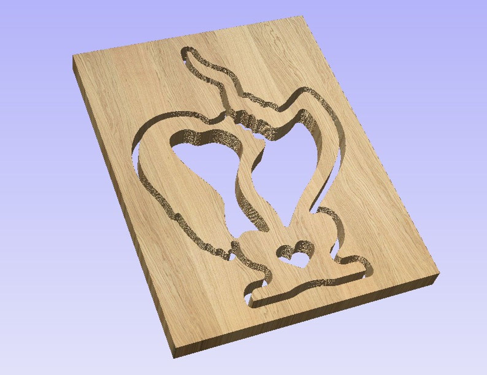 Valentine's Day Statue CNC File, Wood Carving (stl, Ai, Dxf, Eps) - Etsy