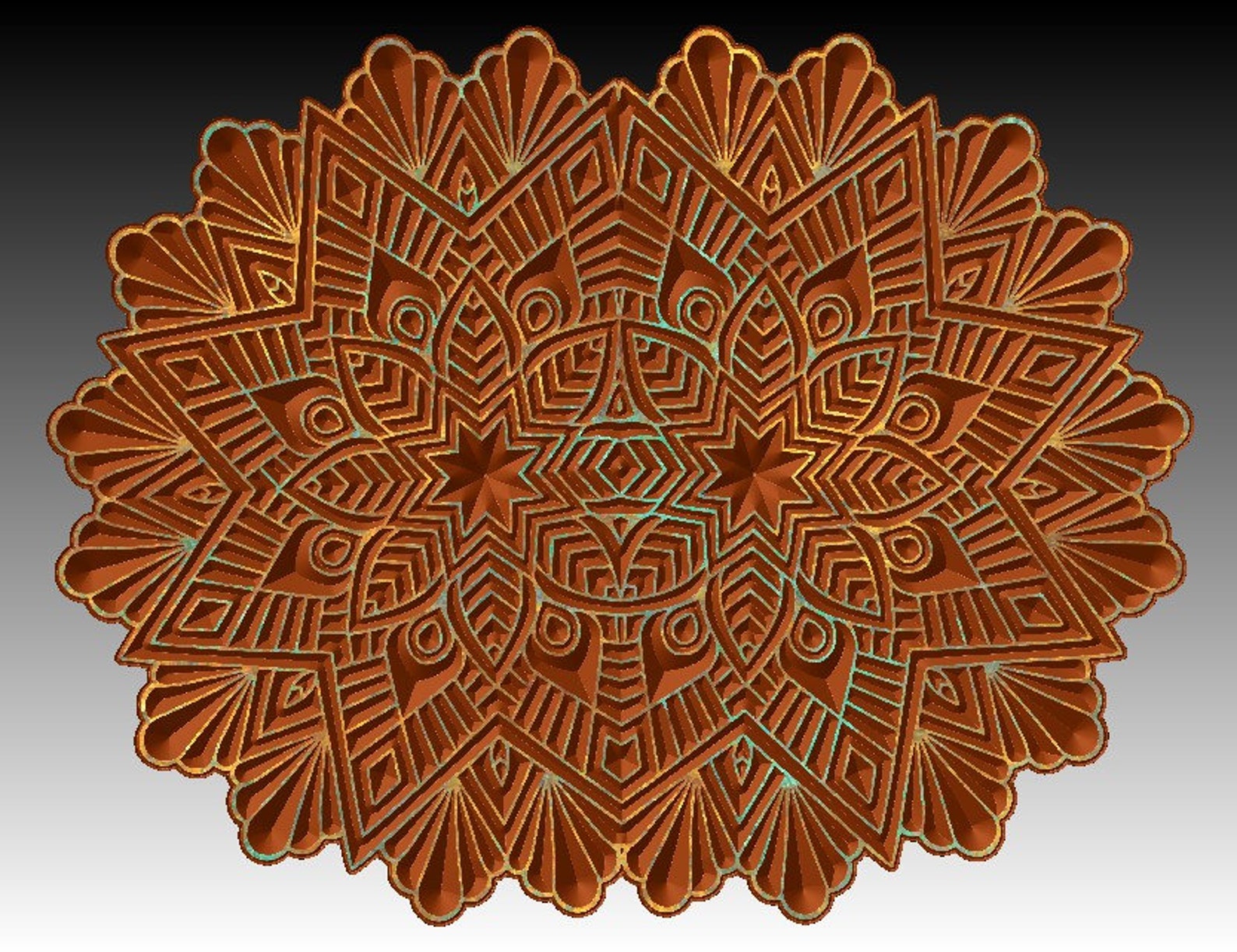 Vector File for V-carving. Files for CNC ai Eps Dxf - Etsy