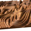 3d STL Panel, Wavy Model for CNC Carving or 3D Print, Vcarve Pro ...
