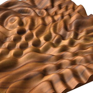 3D Stl Panel, Model for CNC Router, 3D Model, CNC Cutting File, Water ...