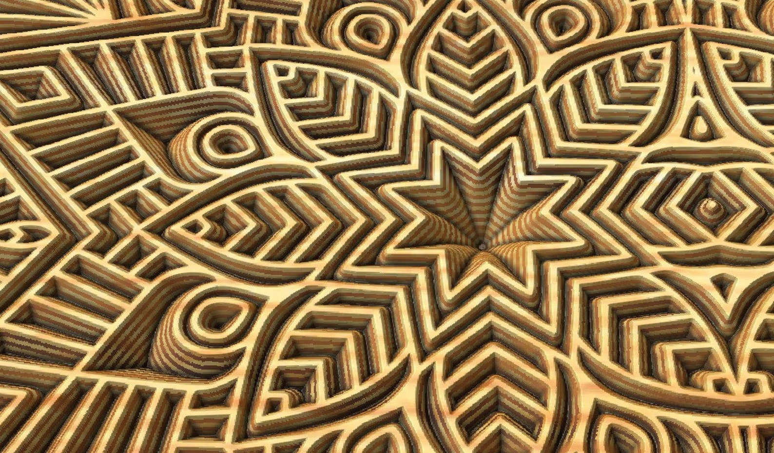 Vector File for V-carving. Files for CNC ai Eps Dxf - Etsy