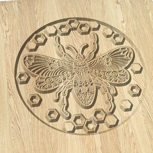 V-carved Bee Jewelry Box - Files for CNC (ai, Dxf, Eps, Svg Formats) - Etsy
