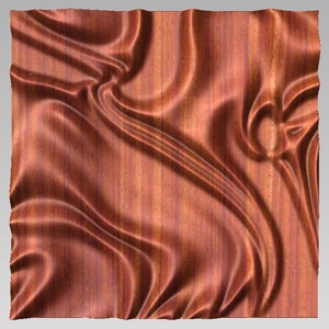 Art 3D Model, 3D Stl Panel, Crumpled Cloth, Wave Surface, CNC Stl Mesh ...