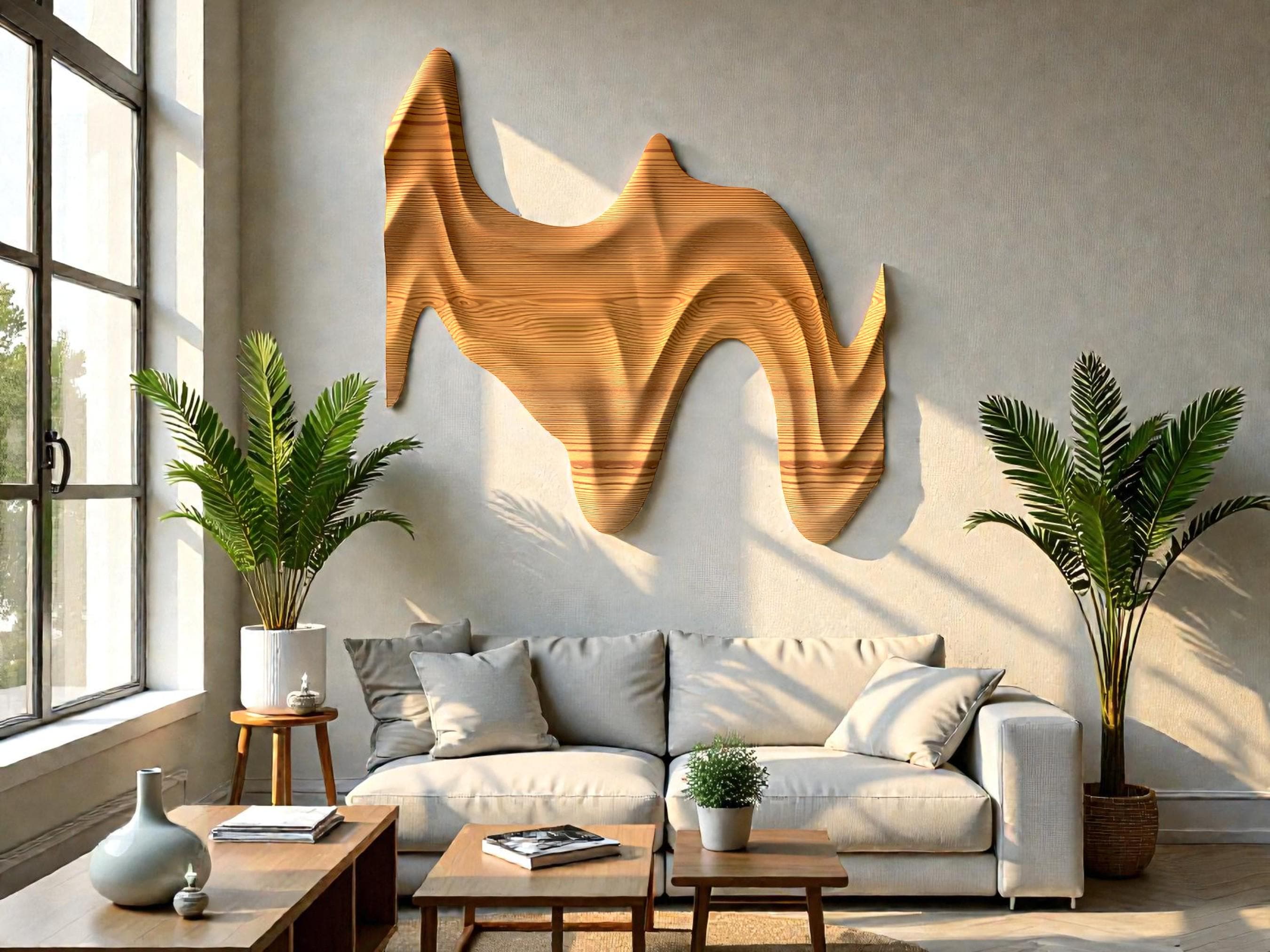 3D Wave Panel STL File – CNC Router Relief Model. Instant Download. - Etsy