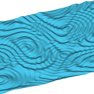 3D Stl Panel, Model for Cnc Router, 3D Model, Wave Table, CNC Cutting ...