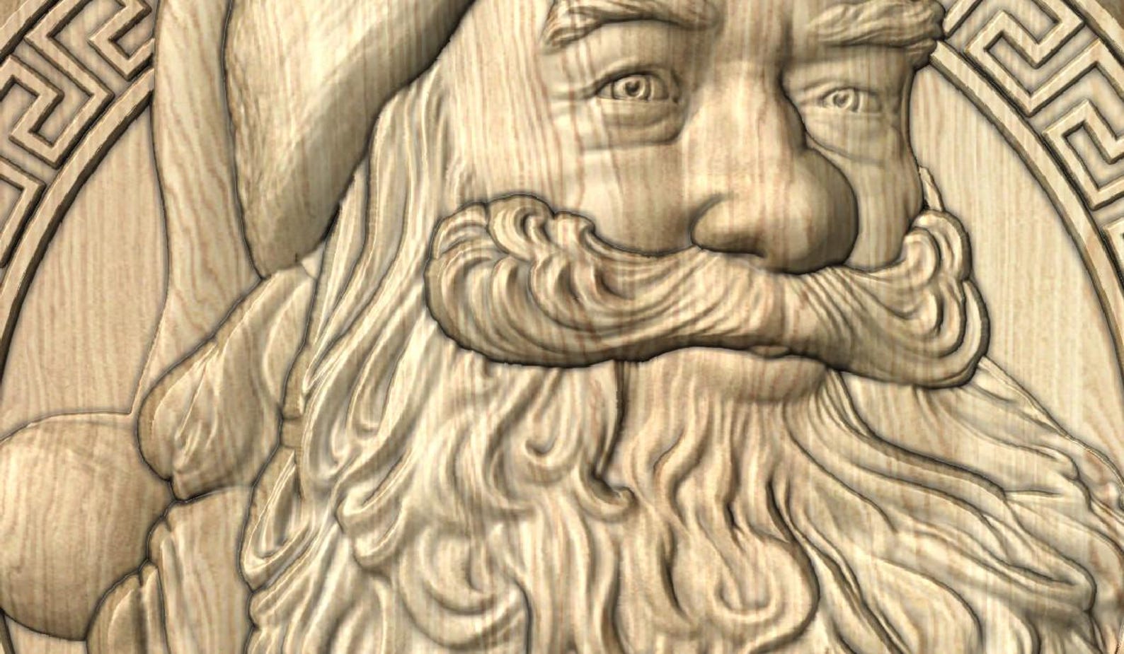Santa Claus / Merry Christmas / STL / CNC Files for Wood / CNC Router ...