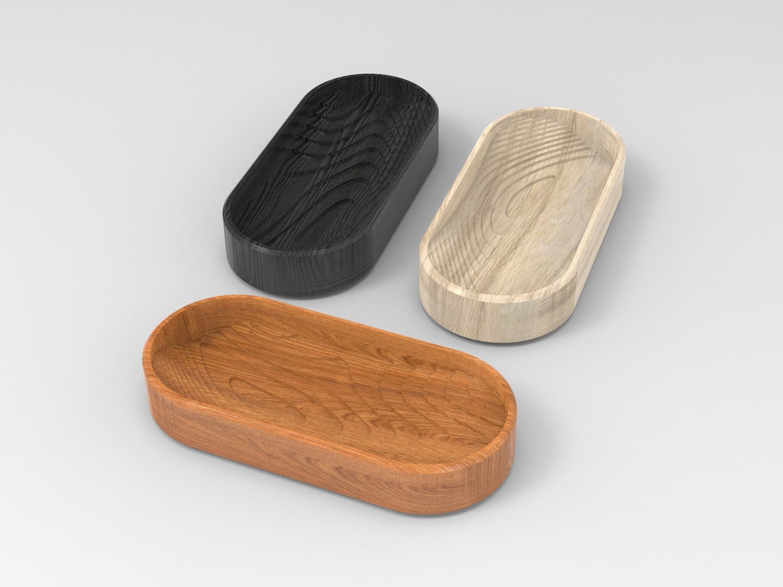 Contour Valet Tray / Topo Tray-3d Stl Model / Aspire / Artcam / Carveco ...
