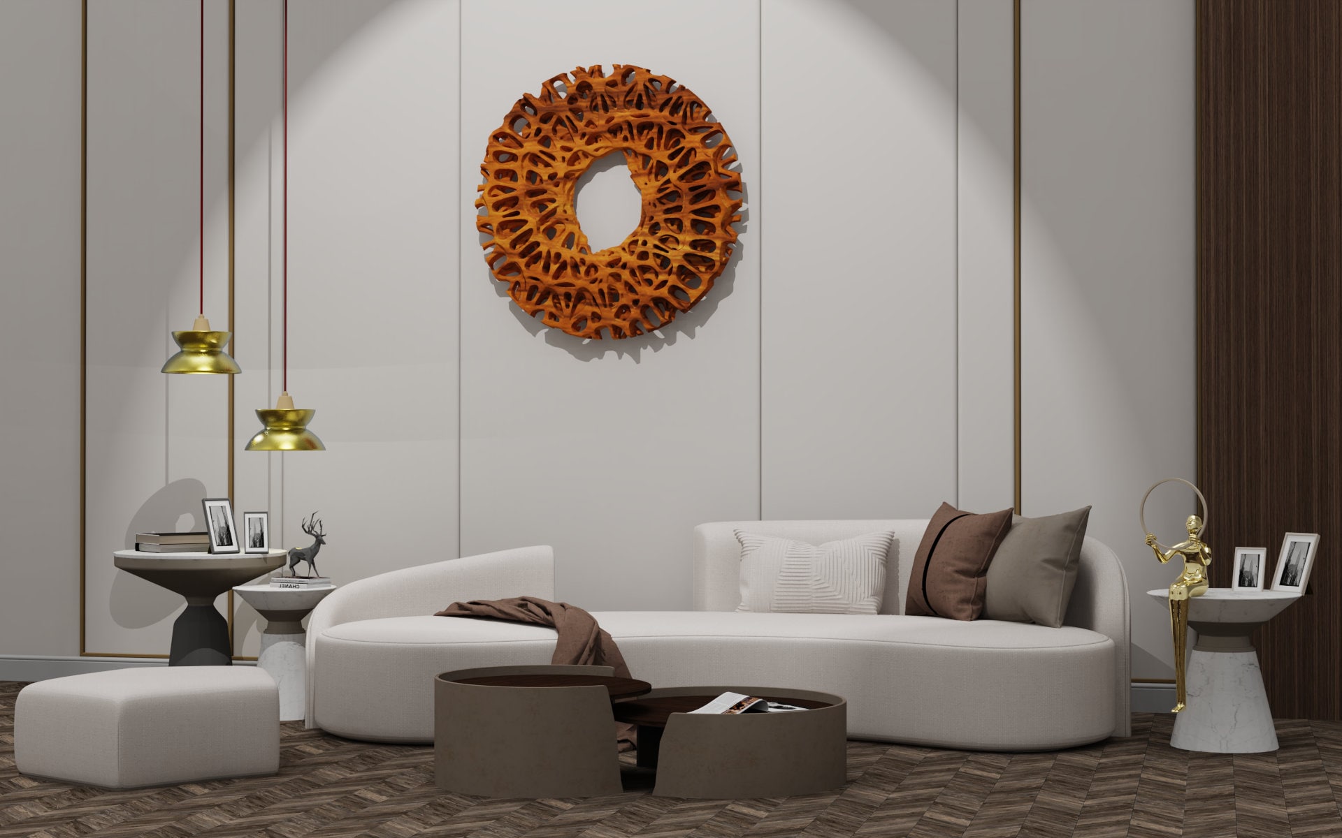 3d STL Panel Wavy Model for CNC Carving or 3D Print Vcarve - Etsy