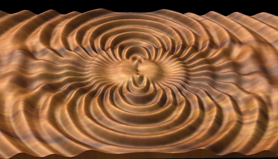 Wave Surface 3D Model, CNC Router STL File - Etsy