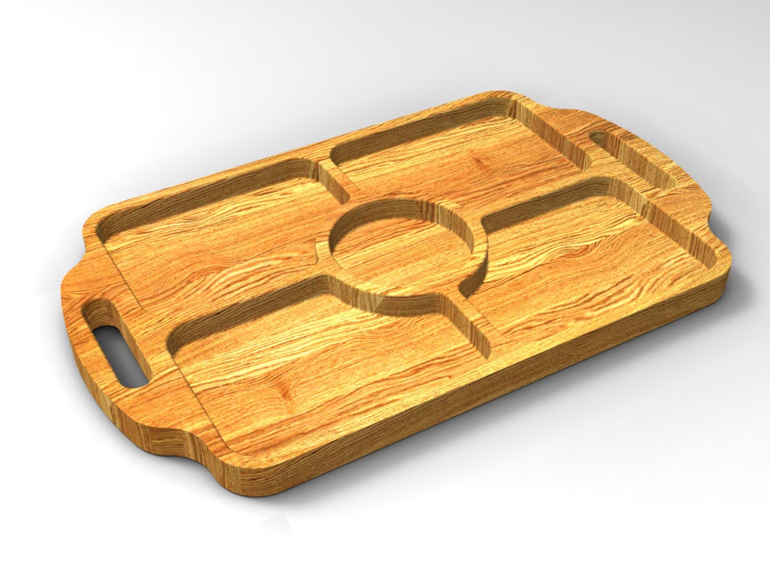CNC Serving Tray, 3D STL Vector Files (digital Download) - Etsy