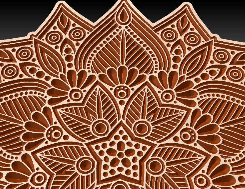 Vector File for V-carving. Files for CNC ai Eps Dxf - Etsy