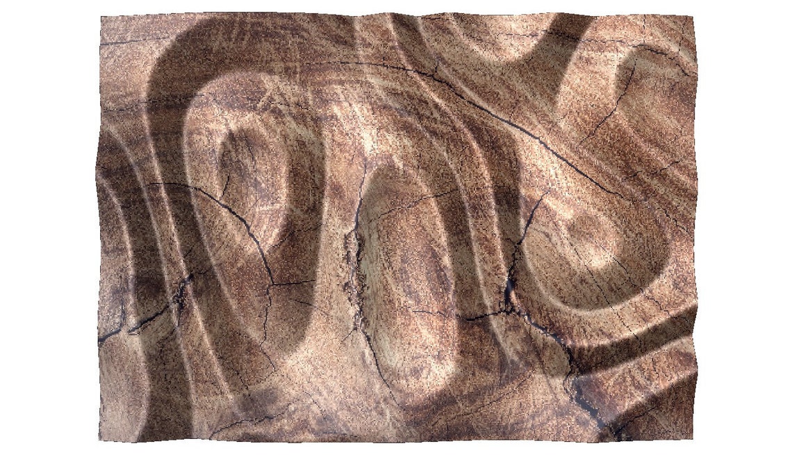 3d STL Panel Wavy Model for CNC Carving or 3D Print Vcarve - Etsy