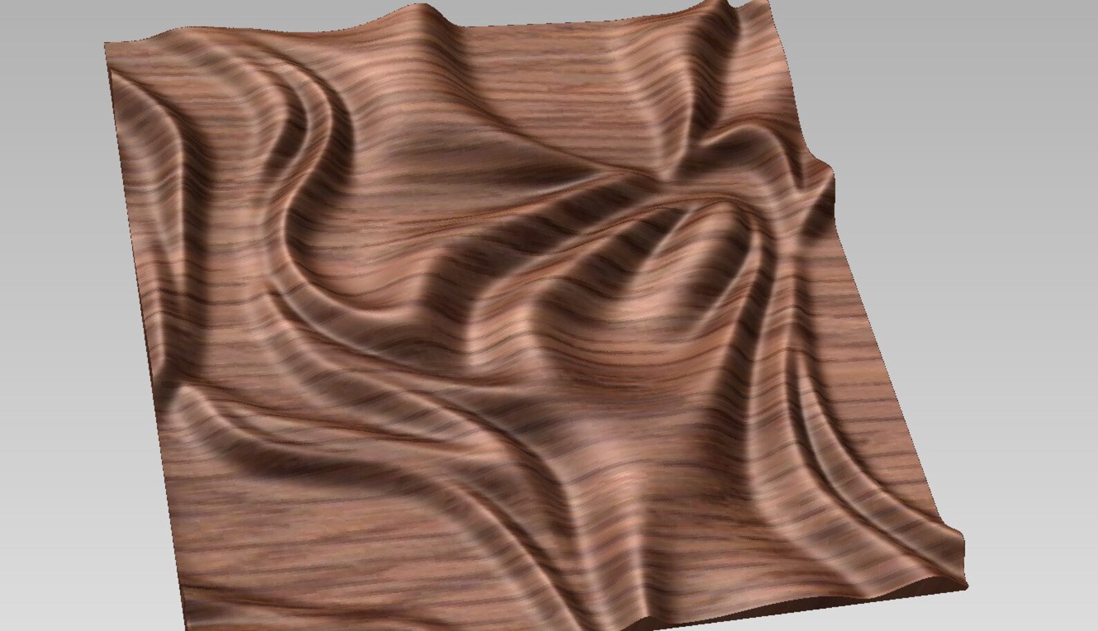 3D Stl Panel Crumpled Cloth Wave Surface Wall Panel CNC - Etsy