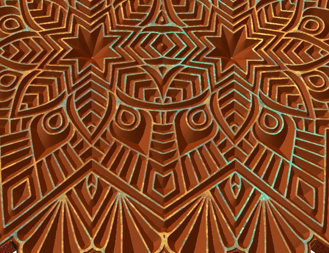 Vector File for V-carving. Files for CNC ai Eps Dxf - Etsy