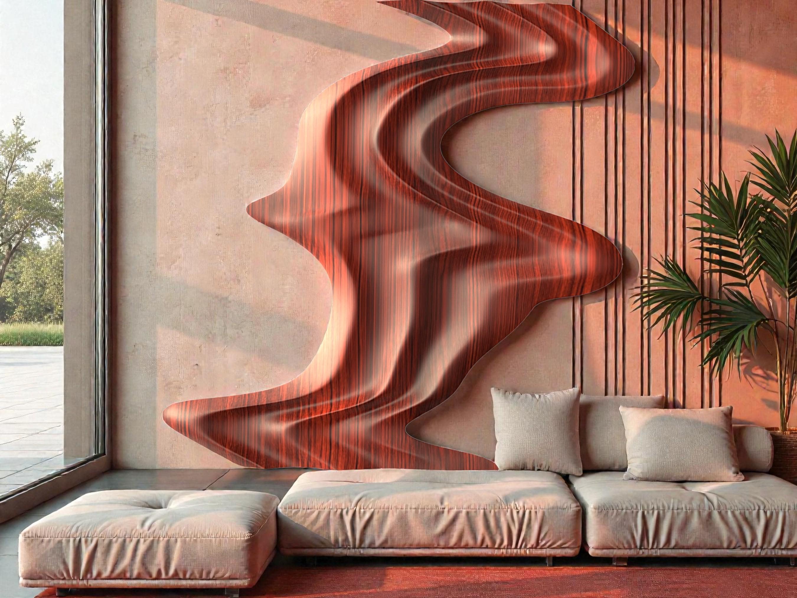 3D Wave Panel STL File – CNC Router Relief Model. Instant Download. - Etsy