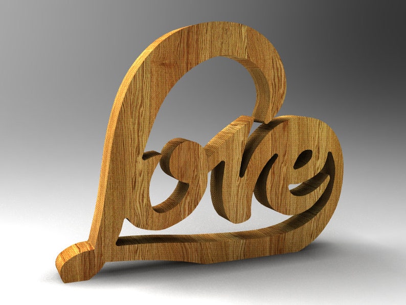 Love Valentines Day / CNC File / CNC Files for Wood / CNC - Etsy