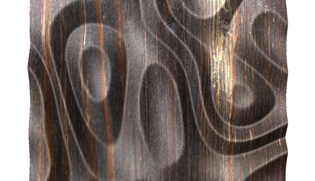 3d STL Panel, Wavy Model for CNC Carving or 3D Print, Vcarve Pro ...