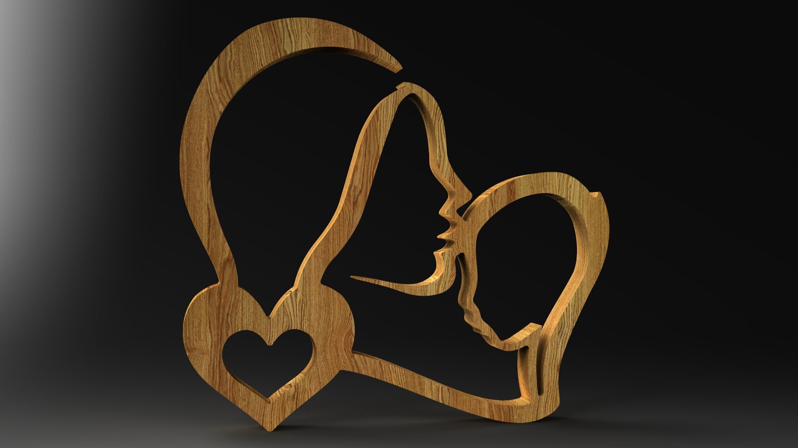 Gift Statue Mother's Day / Mom and Baby / CNC File / CNC - Etsy