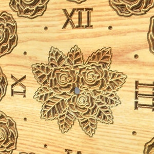 Clock-vector File for V-carving. Files for CNC (ai, Eps, Dxf) - Etsy