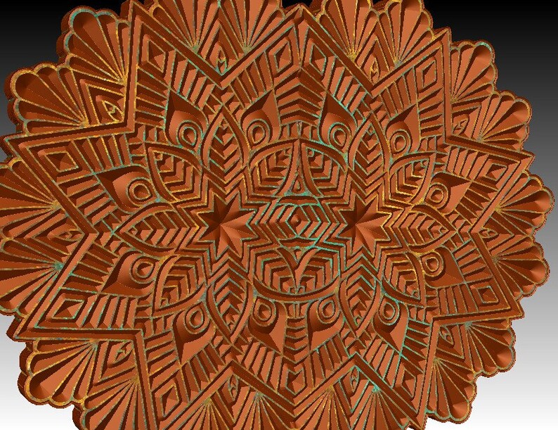 Vector File for V-carving. Files for CNC ai Eps Dxf - Etsy