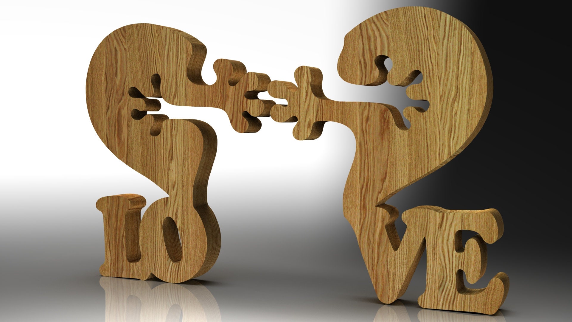 Love - Valentines Day / CNC File / CNC Files for Wood / CNC Router File ...