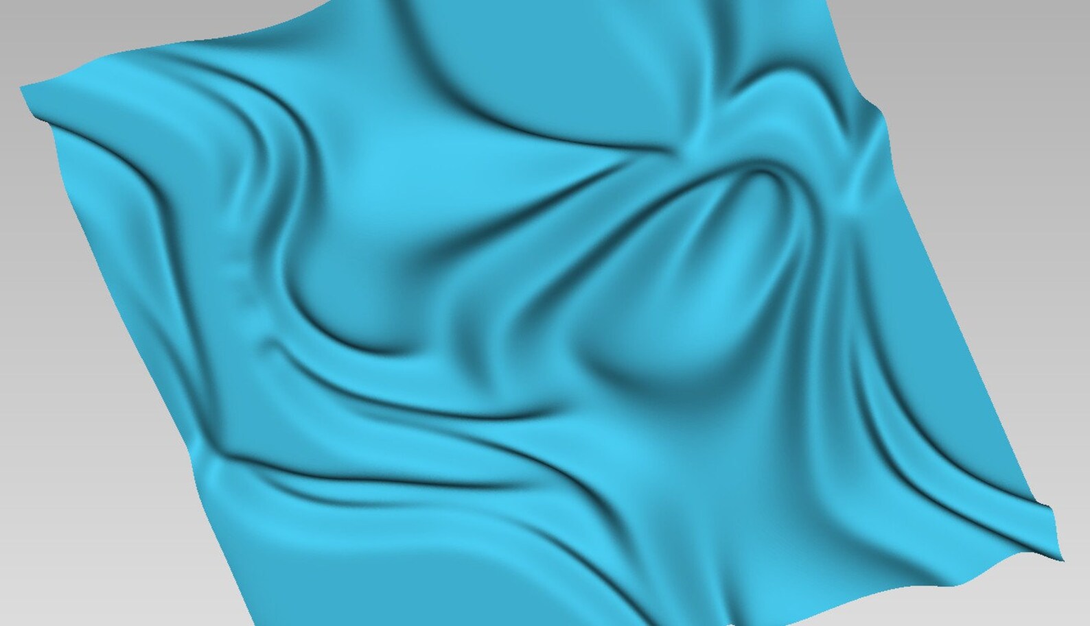 3D Stl Panel Crumpled Cloth Wave Surface Wall Panel CNC - Etsy