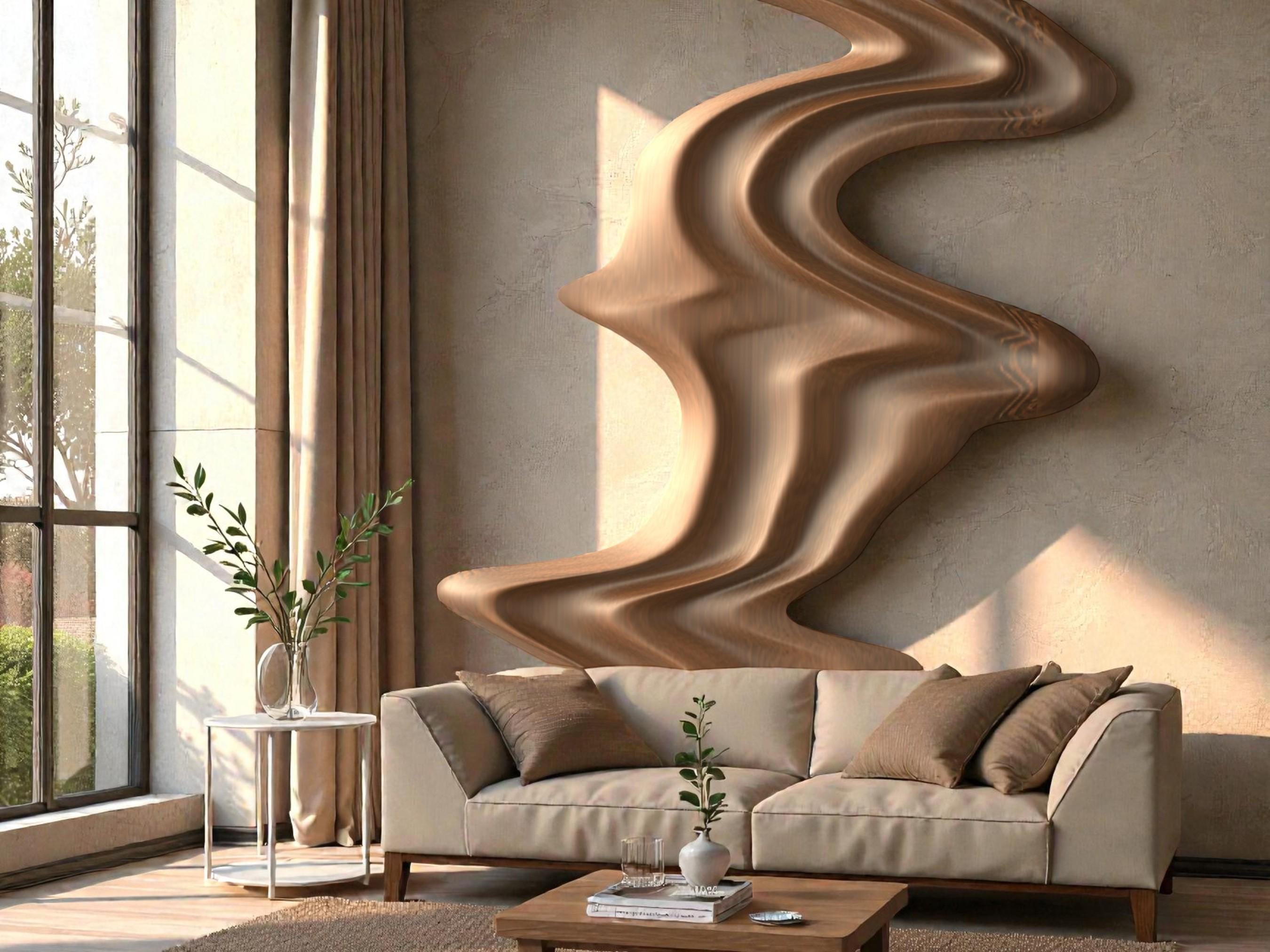 3D Wave Panel STL File – CNC Router Relief Model. Instant Download. - Etsy