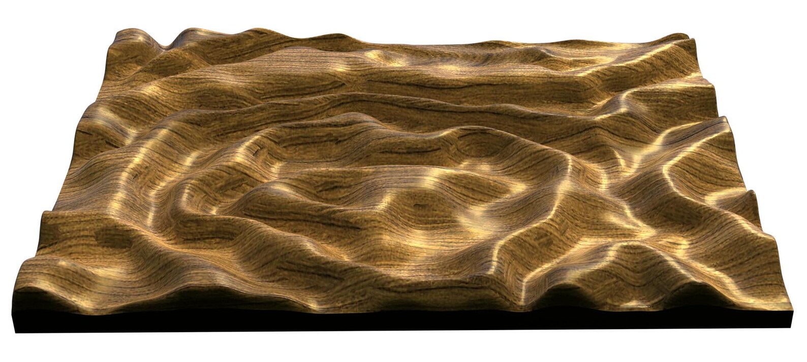 3D Wavy, Wall Panel Design, CNC STL File (digital Download) - Etsy