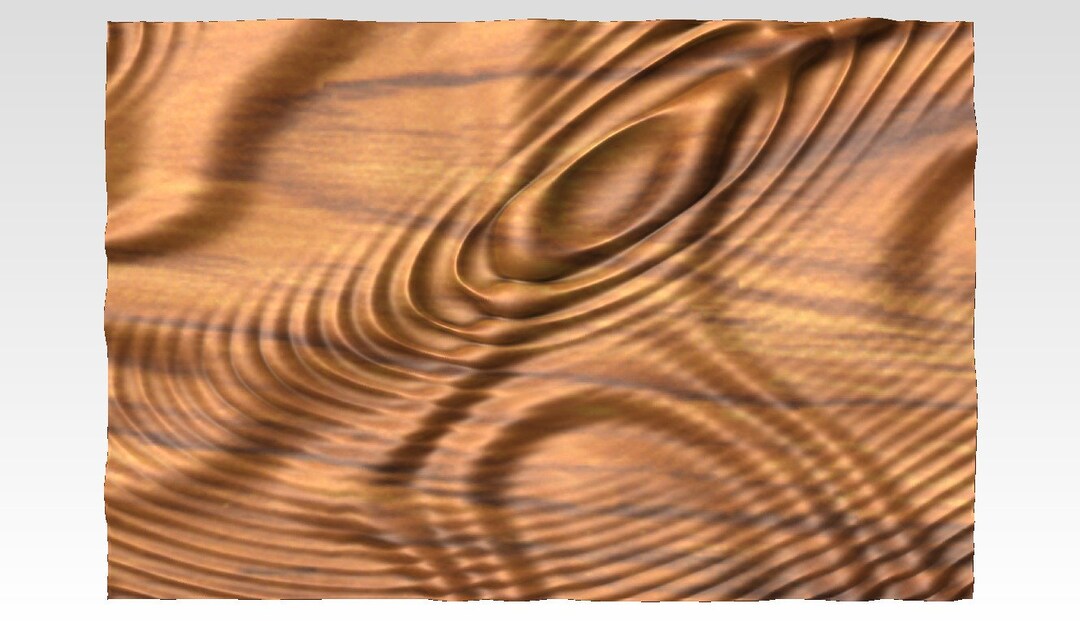 Liquid Art 3D Model Parametric Art Wood 3D STL CNC Mesh for Carving ...