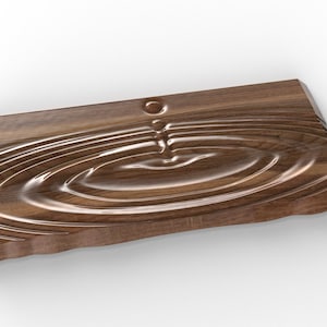 Rain Drop-3d Stl Model for Cnc Router. Aspire, Artcam, Carveco, Fusion ...