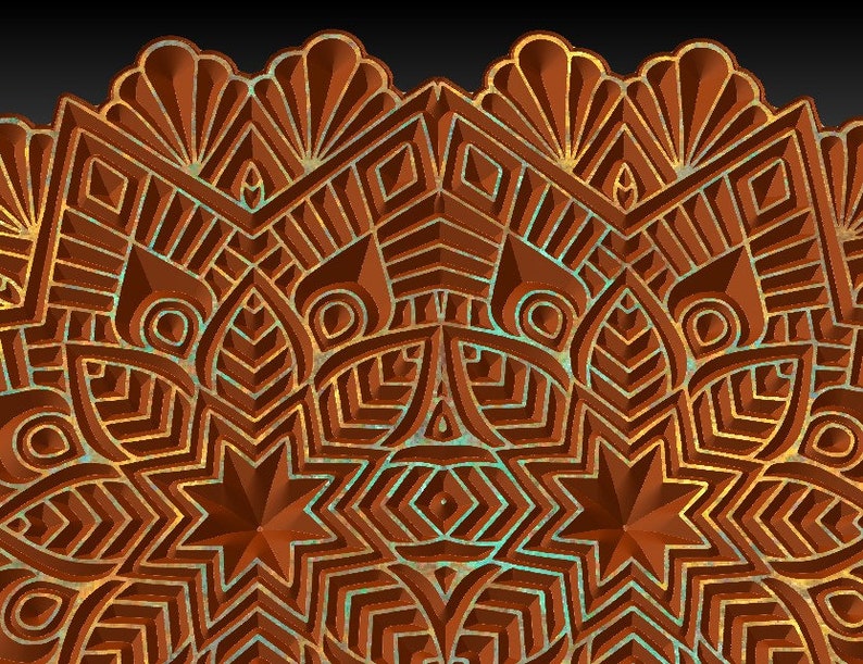 Vector File for V-carving. Files for CNC ai Eps Dxf - Etsy