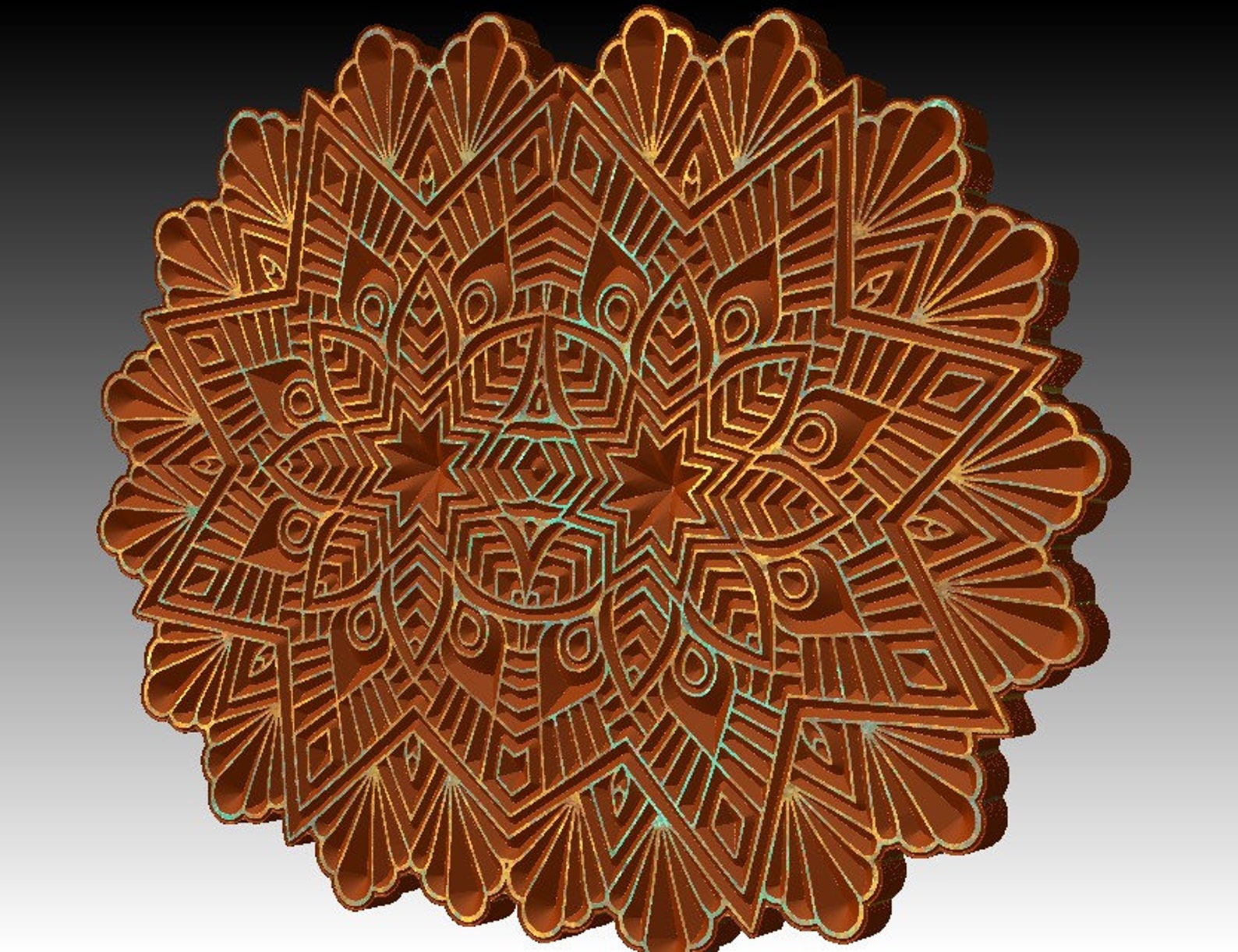 Vector File for V-carving. Files for CNC ai Eps Dxf - Etsy