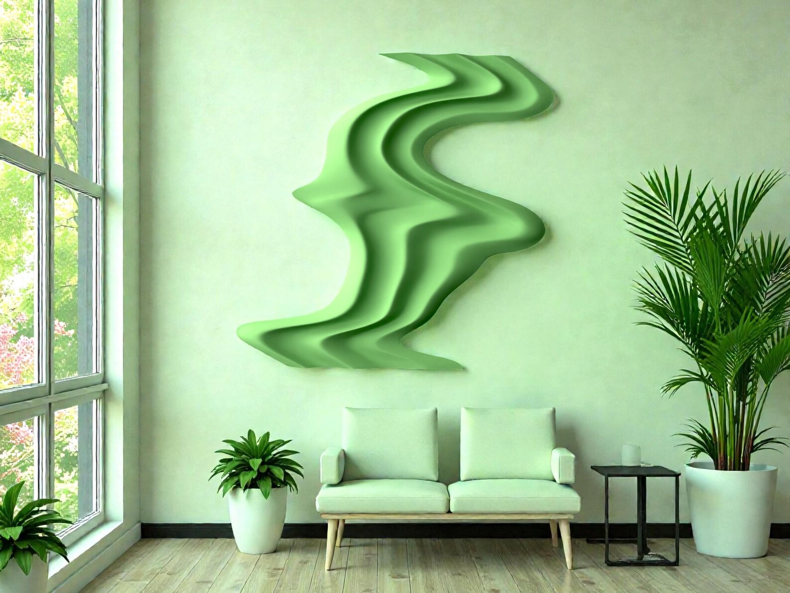 3D Wave Panel STL File – CNC Router Relief Model. Instant Download. - Etsy