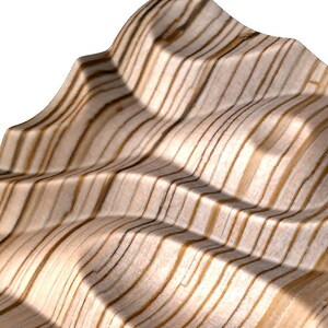 3d STL Panel, Wavy Model for CNC Carving or 3D Print, Vcarve Pro ...