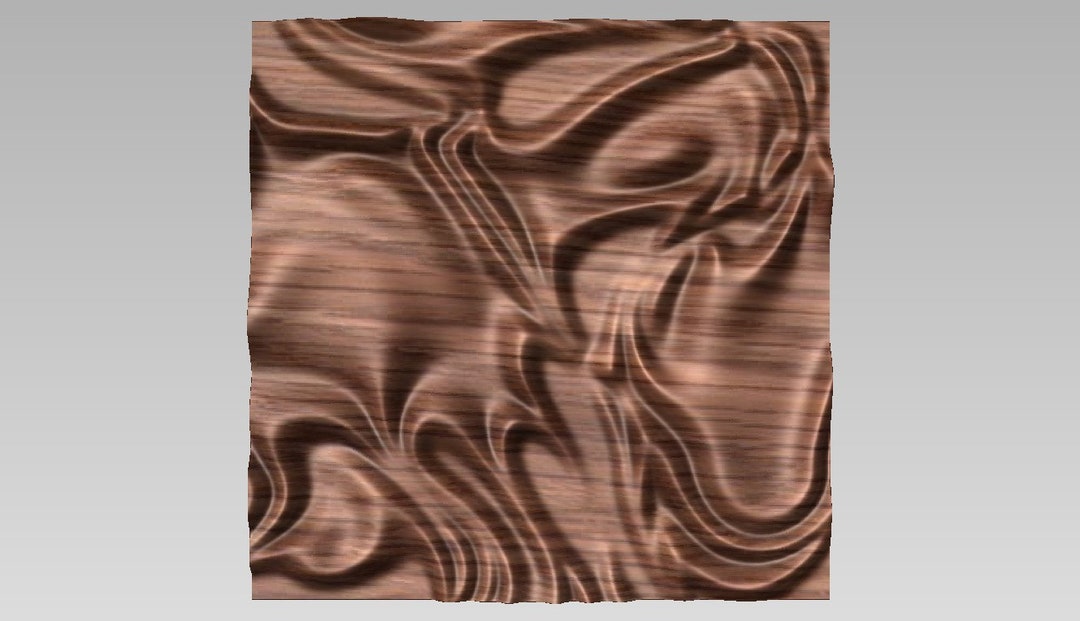 3D Stl Panel, Crumpled Cloth, Wave Surface, Wall Panel, CNC Stl, Mesh ...