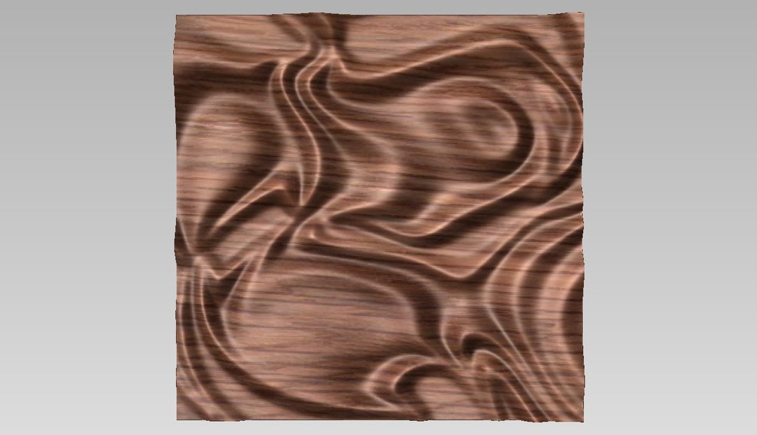 3D Stl Panel, Crumpled Cloth, Wave Surface, Wall Panel, CNC Stl, Mesh ...