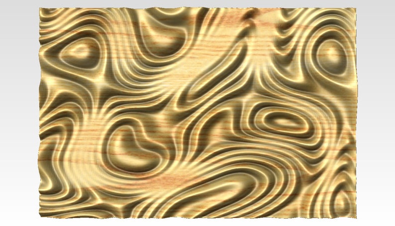 CNC Wave Sculpture Panel, 3D STL Model (digital File) - Etsy