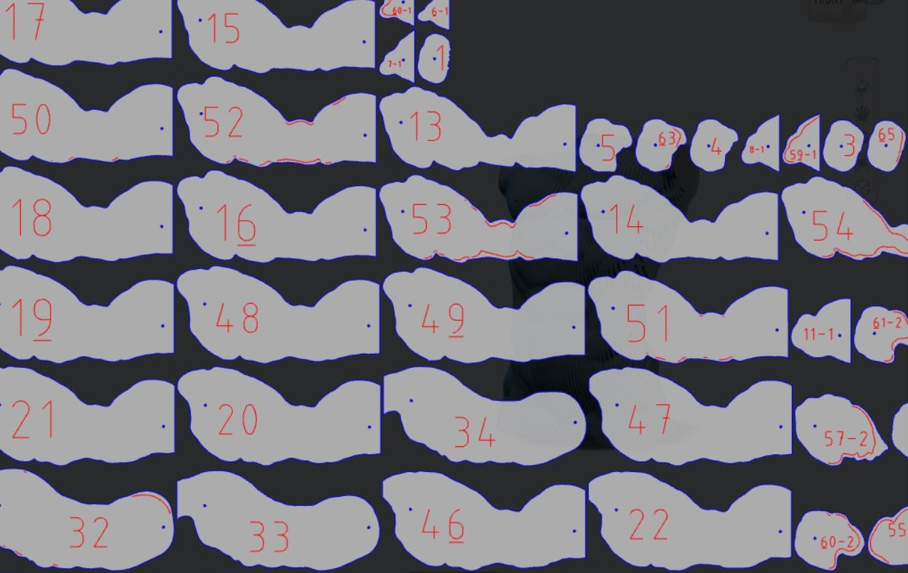 Mens Torso-layered. Vectors Files in Svg and Dxf Formats for Laser ...