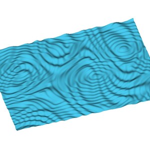 3D Stl Panel, Model for CNC Router, 3D Model, Wave Table, CNC Cutting ...