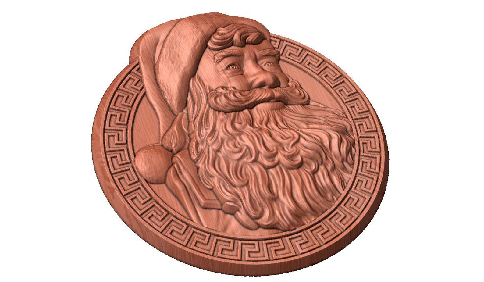 Santa Claus / Merry Christmas / STL / CNC Files for Wood / CNC Router ...