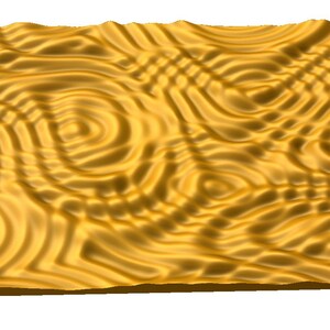 3D Stl Panel, Model for Cnc Router, 3D Model, Wave Table, CNC Cutting ...