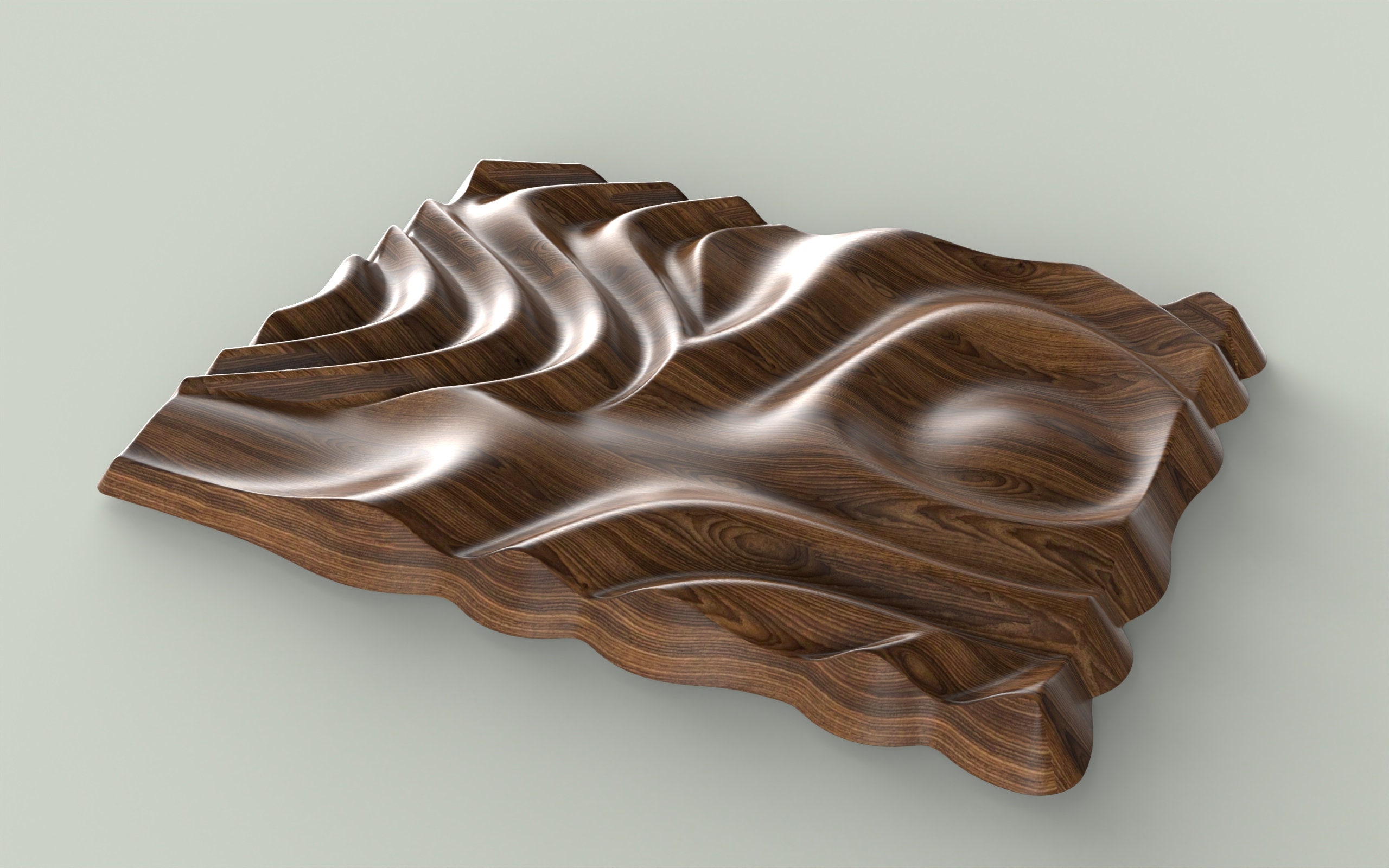 3d Stl Model for Cnc Router. Aspire, Artcam, Carveco, Fusion 360, Etc ...