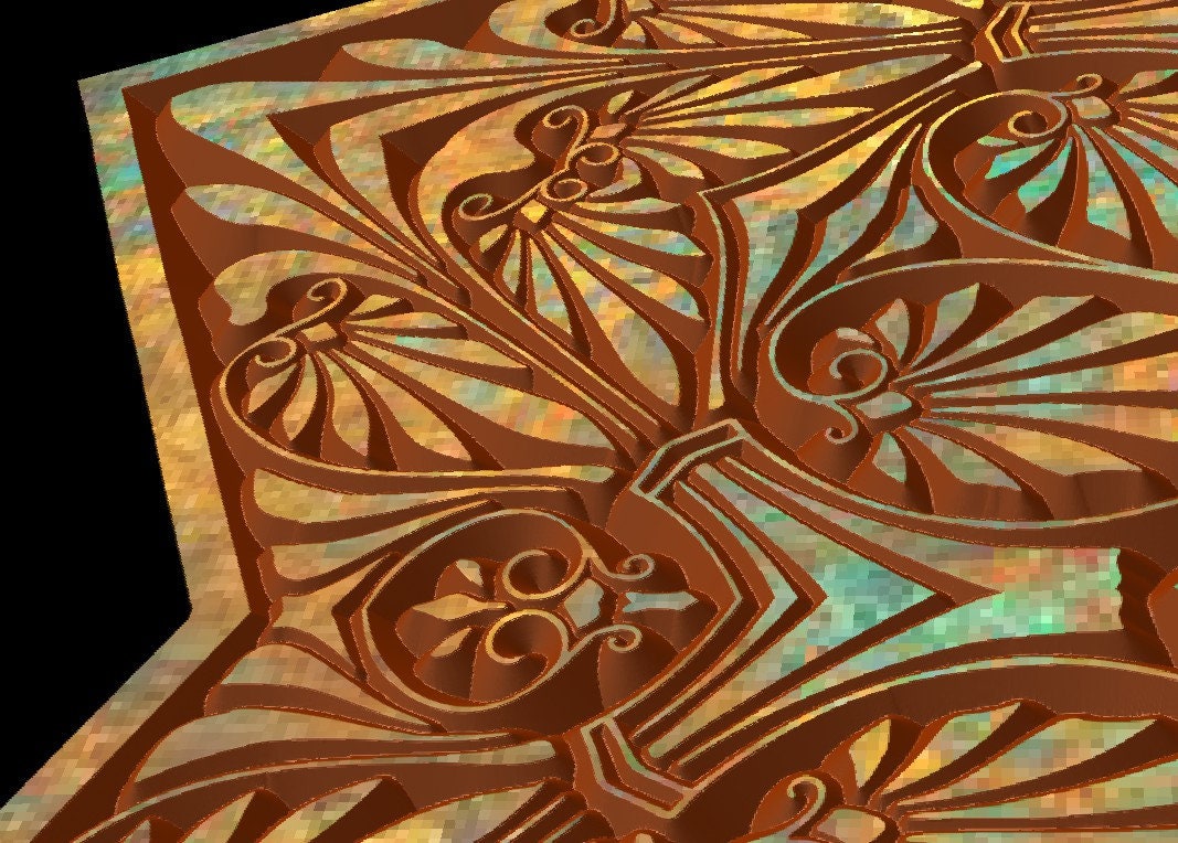 Vector File for V-carving. Files for CNC ai Eps Dxf - Etsy