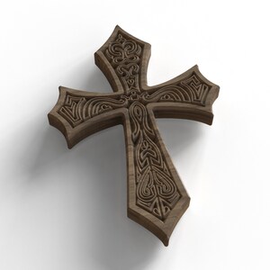 Cross-v-carved-vector Files for CNC - Etsy