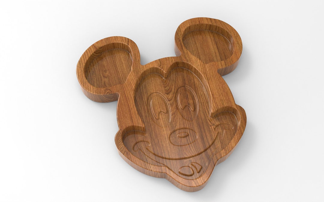 Mickey Serving Tray - Vector Files for CNC (ai, Dxf, Eps, Svg Files) - Etsy