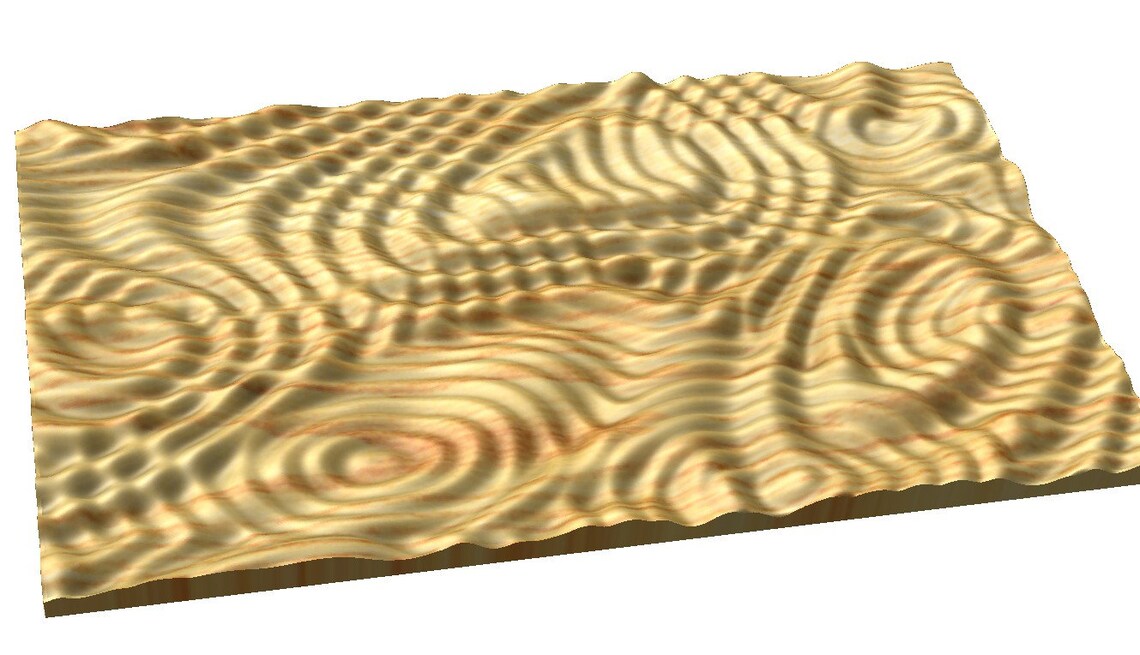 3D Stl Panel Model for CNC Router 3D Model Wave Table CNC - Etsy