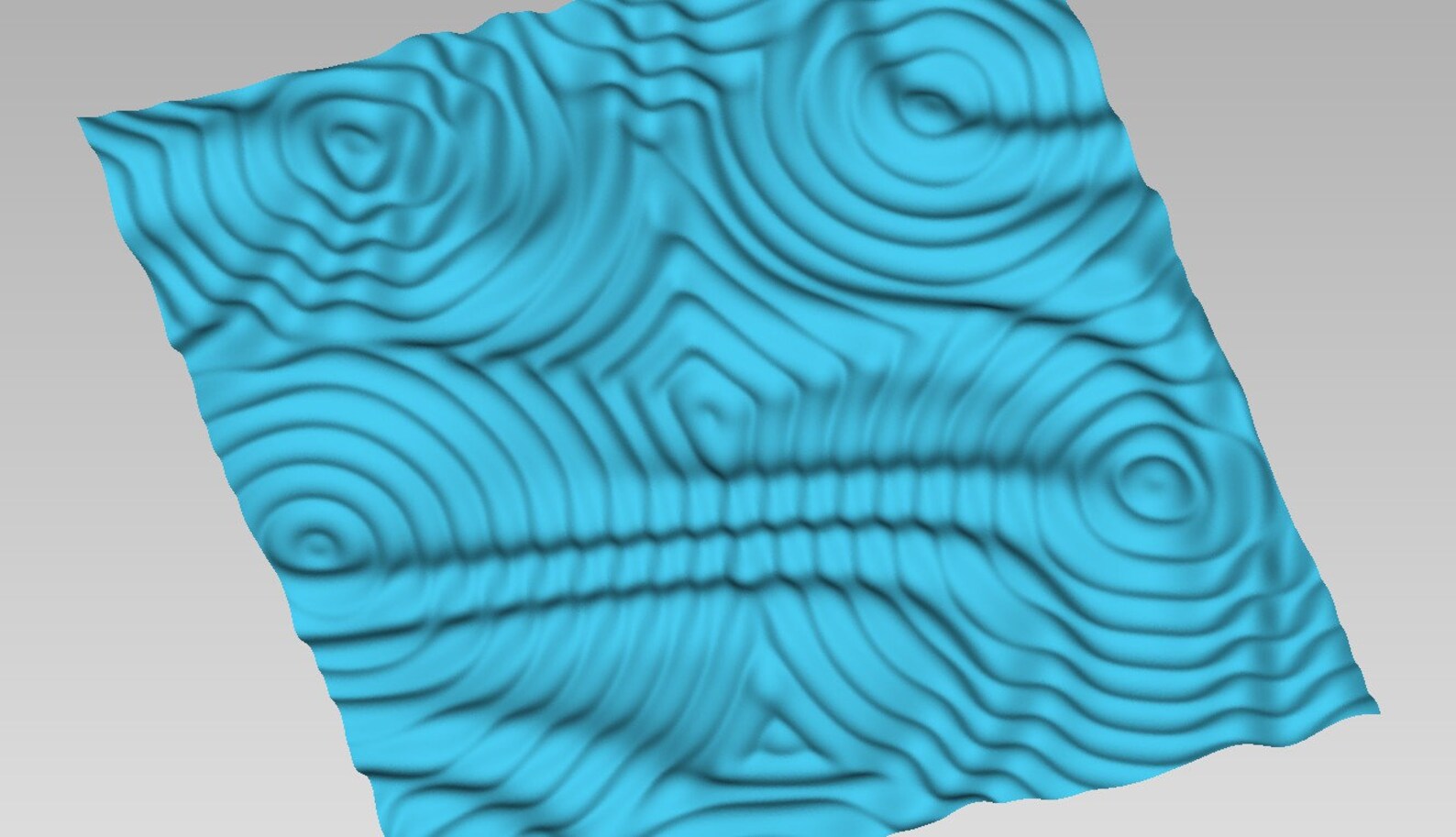 3D Wave Wall Panel, CNC Router Model (STL) - Etsy