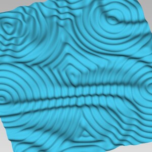 3D Wave Wall Panel, CNC Router Model (STL) - Etsy