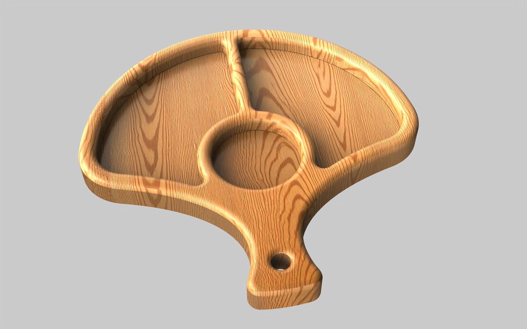 Shaped Serving Plate - Tray Cut File, Files for CNC (dxf, Svg, Ai ...